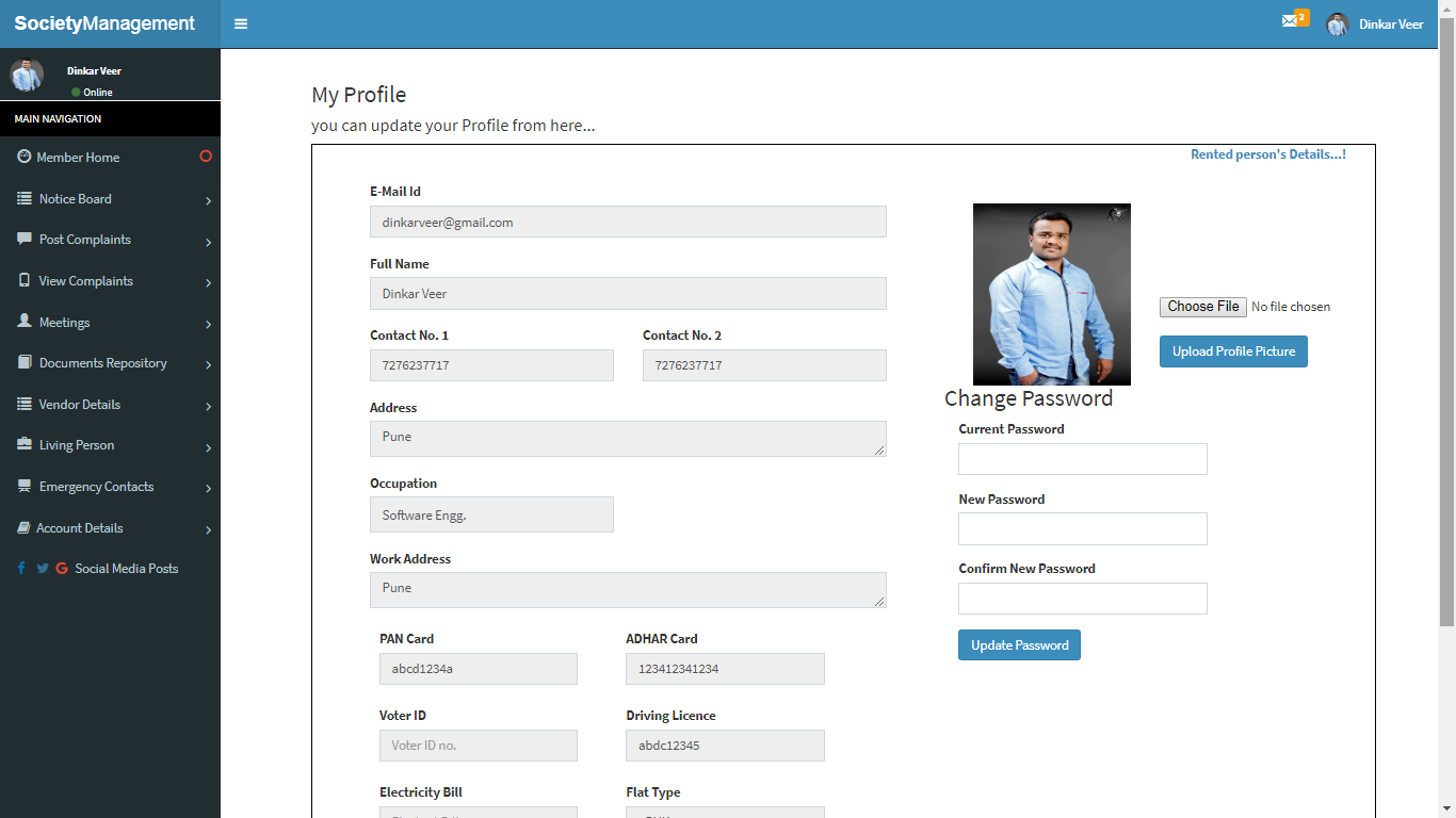 Society management system software | apartment management system